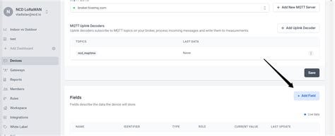 machine uptime sensor datacake and hivemq integration