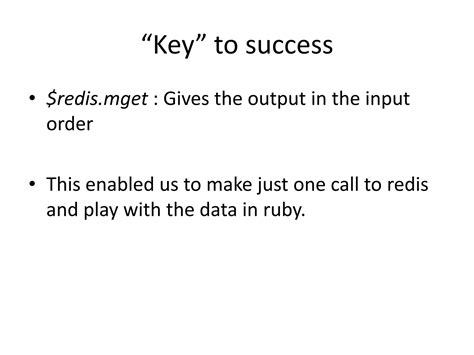 Better Performance Using Redis Ppt
