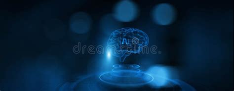 Ai Brain Visualization And Machine Learning For Digital Transformation Business And Technology