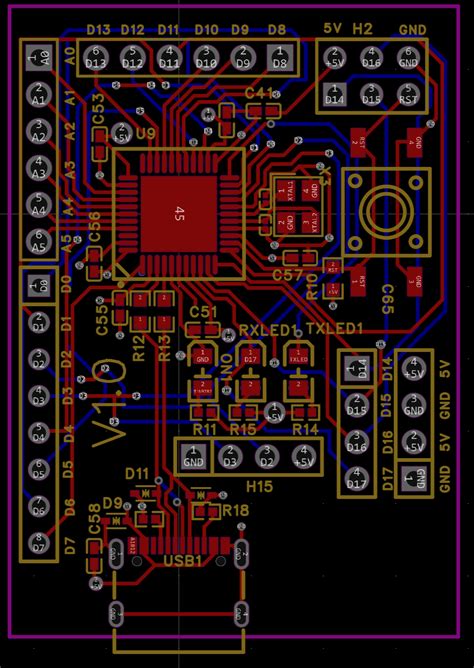 Can You Check My Atmega32u4 Schematic 3rd Party Boards Arduino Forum
