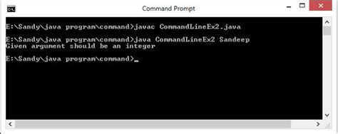 Command Line Argument In Java