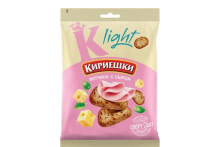 «Кириешки Light», сухарики со вкусом «Сёмга с сыром», 80 г – купить по ...