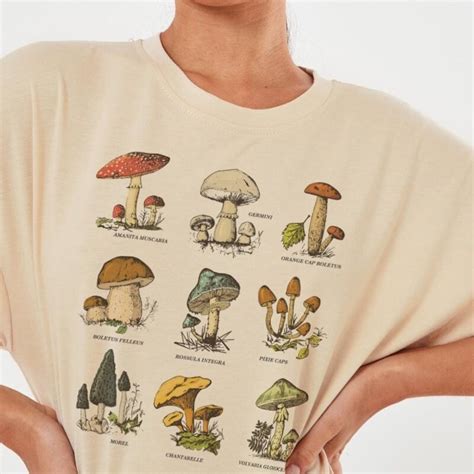 Mushroom Shirt Mushrooms T Shirts Hallucinogenic Mushrooms Tshirt