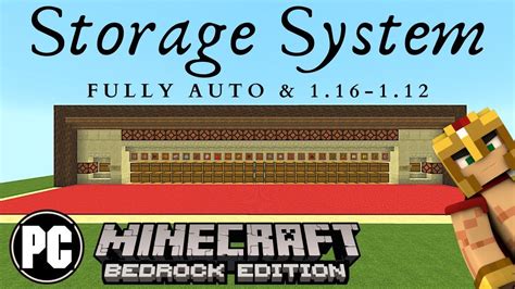 Minecraft Full Auto Sorting System 1 16 1 12 Minecraft Bedrock Minecraft Auto