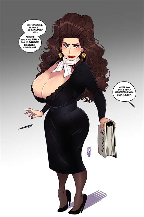 Rule 34 Blouse Brown Hair Bursting Breasts Camille Grumpy Tg French Gender Transformation