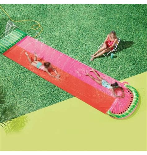 슈퍼 대형 수박 풍선 워터 슬라이드 풀 어린이 여름 선물 뒷마당 야외 물 장난감 게임 센터 성인 티몬