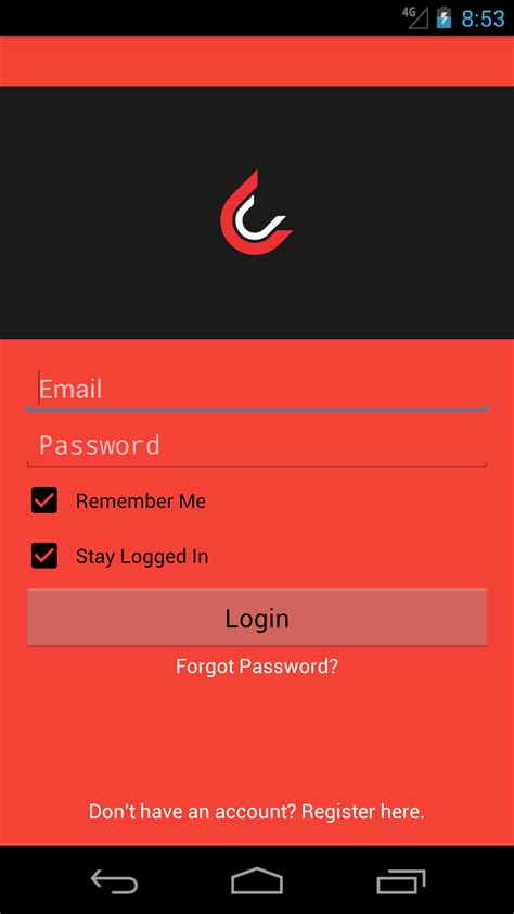 Java Android Authentication Activity With Fragments Code Review