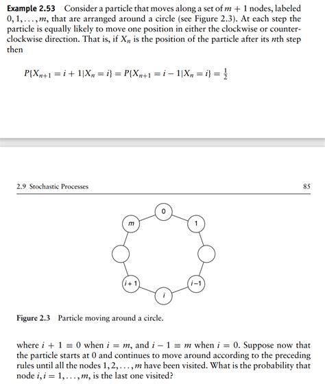 Solved Example Consider A Particle That Moves Along A Chegg Com