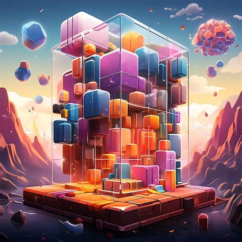 Premium Ai Image Cube Conundrum Pop Up Ui Spatial Manipulation Themed
