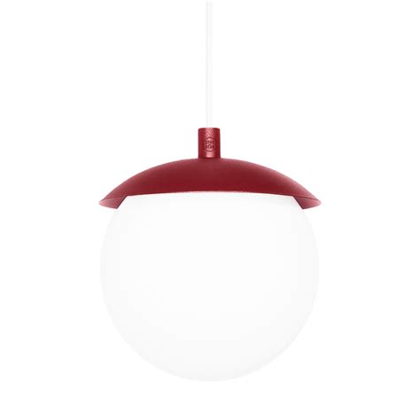 Kuul G Waterproof Ceiling Pendant Globe Light Burgundy Dyke And Dean
