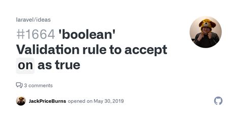 Boolean Validation Rule To Accept `on` As True · Issue 1664