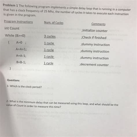 Solved Problem 1 The Following Program Implements A Simple