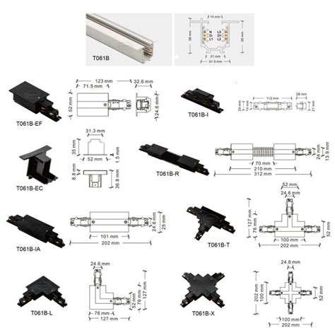 Wire Track Light Rail For Commercial Lighting System LEDEAST