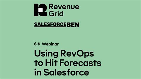 Using Revops To Hit Forecasts In Salesforce Webinar Replay