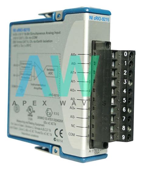 Ni 9215 National Instruments Voltage Input Module Apex Waves