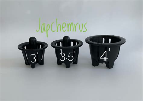 Пластиковый горшок для неофинетий, с прорезями, 4', Япония. | JapChemRus