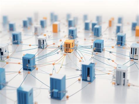 Premium Photo Minimal Networking Technology Background With Big Data