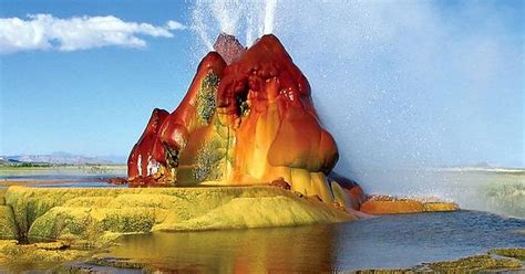 Fly Geyser Isnt Only Beautiful But It Has A Few Big Noses On It Imgur