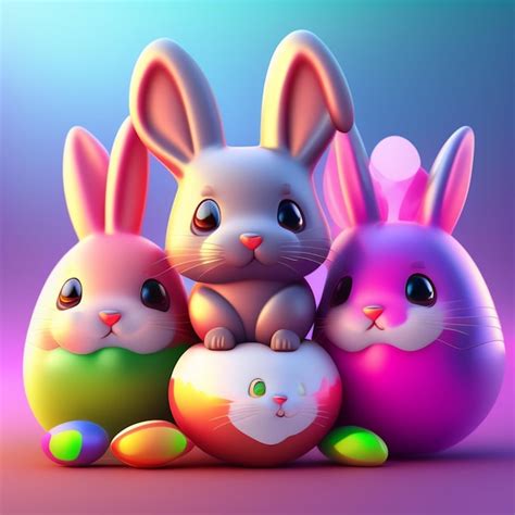 8000 Kawaii Easter Eggs Pictures