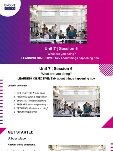 unit 7 session 6 what are you doing pdf human communication