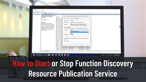 How To Start Or Stop Function Discovery Resource Publication Service In