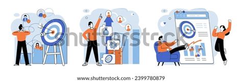 Business Development Vector Illustration Business Concept Stock Vector