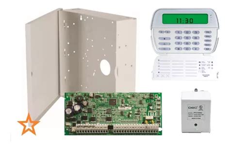 Panel Alarma Dsc Pc1832 Teclado Icon Pk5501 Transformador Envío Gratis
