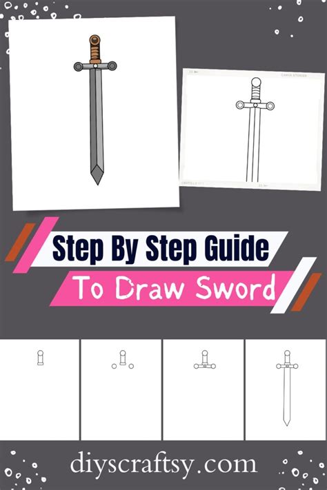 Sword Drawing Ideas How To Draw Sword DIYsCraftsy Sword Drawing Ideas How To Draw Sword DIYsCraftsy