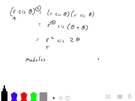 SOLVED Notice that r cis θ r cis θ r cis θ r Numerade