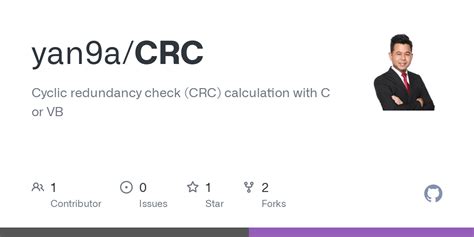 GitHub Yan A CRC Cyclic Redundancy Check CRC Calculation With C Or VB