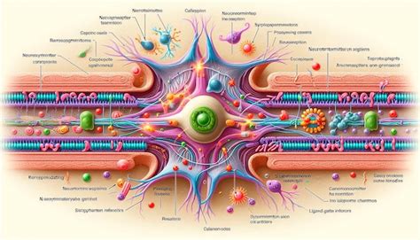 A Diagram Of A Cell With The Structure Of The Brain And The Structure