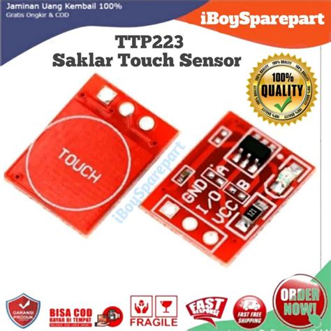 TTP223 Saklar Touch Sensor Sentuh Capacitive Switch Lazada Indonesia