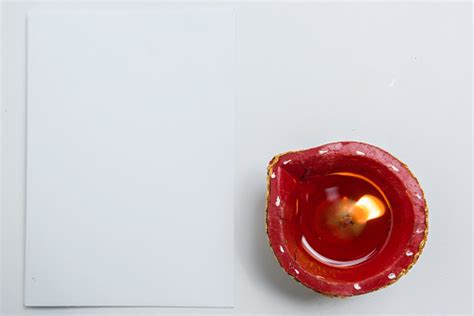 복사 공간을 위한 빈 종이가 있는 디왈리 축제를 위한 Diya 오일 램프 0명에 대한 스톡 사진 및 기타 이미지 0명 공란 공예 제품 Istock