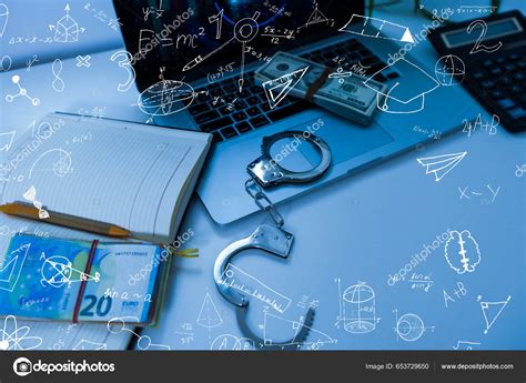 Quantitative Analyst Drawing Different Math Formulas Glass Screen
