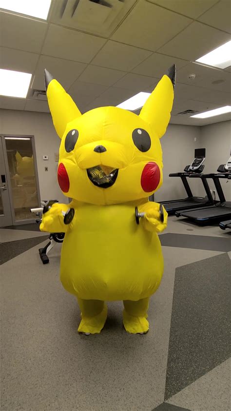 Working Out Just Hitting The Fitness Center By Unofficial Pikachus Adventures