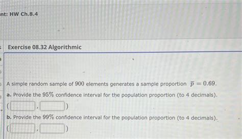 solved exercise 08 32 algorithmic a simple random sample of