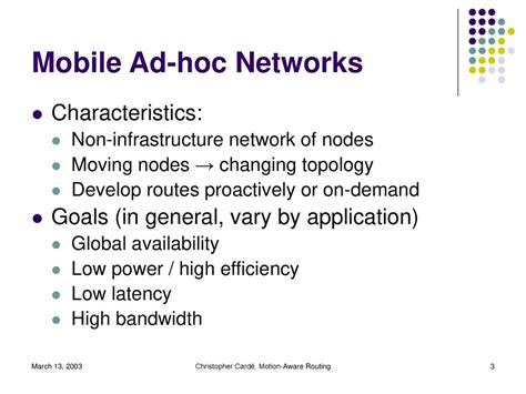 motion aware routing in vehicular ad hoc networks ppt download