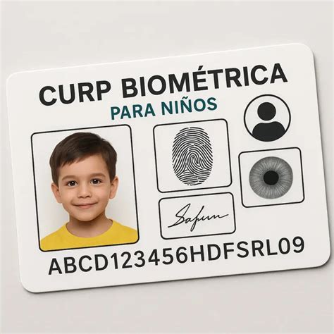 Curp Biométrica Para Niños En San Luis Potosí