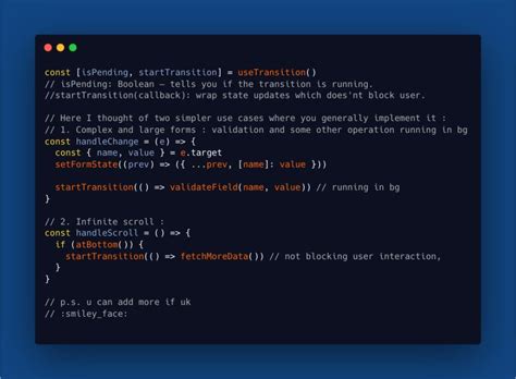 Salil Upadhyay On Linkedin Js React Usetransition