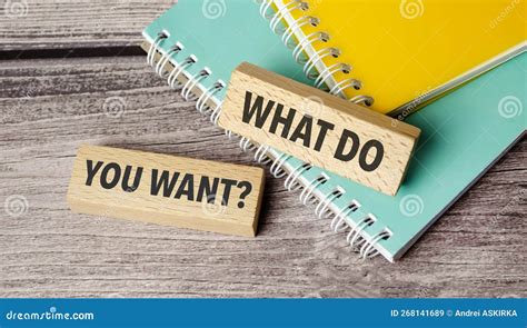 What Do You Want Symbol Concept Words Content Is King On Wooden Blocks