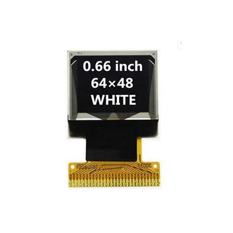 0 66 Inch Monochrome Oled Display Panel White Buy Online At Low Price In India