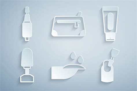 세트 네일 매니큐어 핸드 크림 튜브 밀링 커터 화장품 가방 및 아이콘 벡터 0명에 대한 스톡 벡터 아트 및 기타 이미지 0명 3차원 형태 가방 Istock