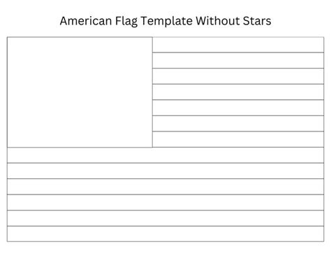 Free Printable Us Flag Templates Flag Template Flag Coloring Pages