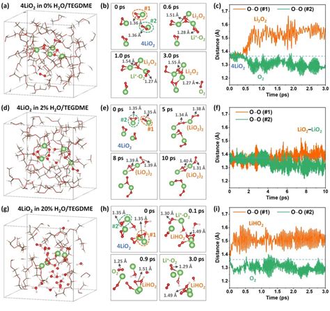 Aimd Simulations Of Lio2 Intermediate In Tegdme Based Electrolytes