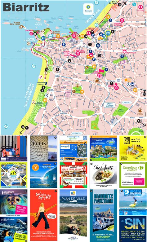 Tourist Map Of Biarritz City Centre Ontheworldmap Com