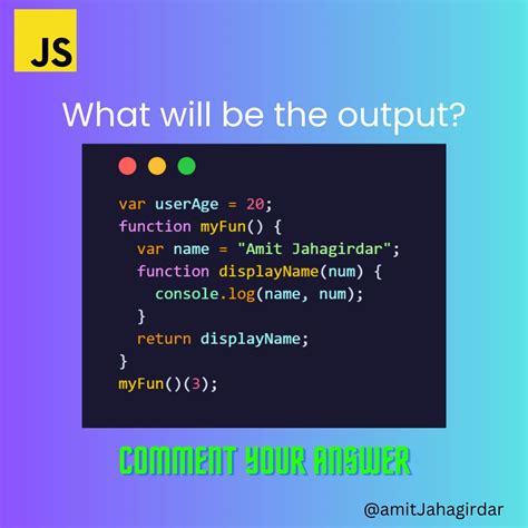 🚀 Test Your Javascript Skills Predict The Output 🚀 Are You Up For A Javascript Challenge Put
