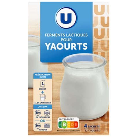 Ferments Lactiques Pour Yaourts U 8 G La Belle Vie Courses En