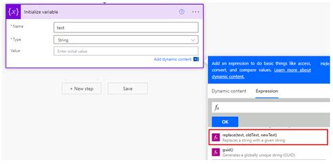 replace function string power automate cloud flows kaizen personal