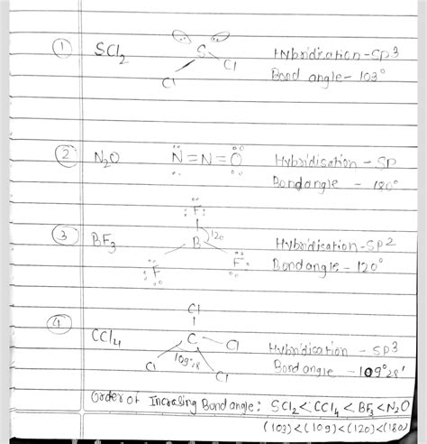 [solved] Sort The Following Molecules According To Increasing Bond Angles Course Hero