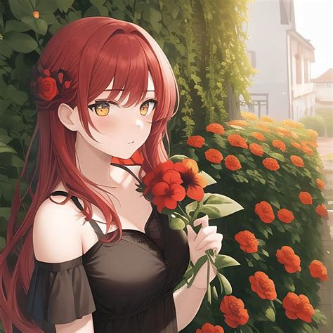 Girl With Red Hair By Krzychumen On Deviantart